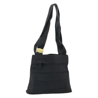 Ferragamo Pre-owned Canvas Schultertasche - - Pre-owned - Damen - Schwarzk - ONE SIZE