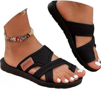 Generic Sandales orthop&eacute;diques pour femme 2026 UK - Tendance - Confortable - Pour la plage - Respirantes - En maille creuse - Sandales orthop&eacute;diques d&eacute;t&eacute; - La