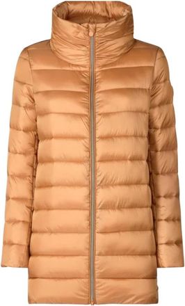 Save The Duck Femme, Manteaux, Orange, Taille: 40 FR Lydia Long Puffer