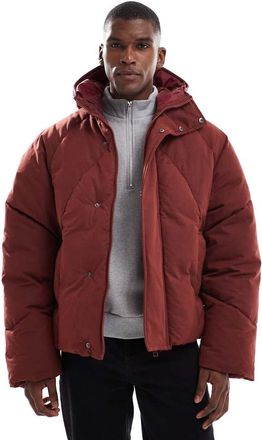 Asos Doudoune oversize à capuche - Rouge