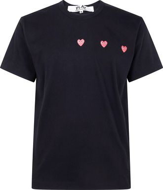 Comme Des Gar&ccedil;ons Logo Print T-Shirt