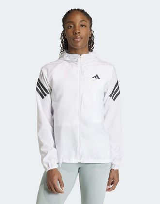 adidas adidas Performance - Adi365 - Veste de course embl&eacute;matique - Blanc