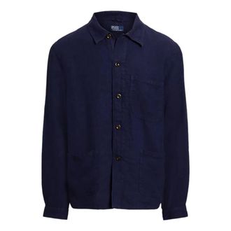 Ralph Lauren Homme, Vestes, Bleu, Taille: S Cotton T-shirt