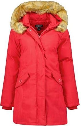 Canadian Peak Dinastipeak Lady - Parka Longue Epaisse Chaude Femme Automne Hiver - Manteau Fin Capuche Fausse Fourure - Blouson Coupe Vent - Doudoune Elegante Femme