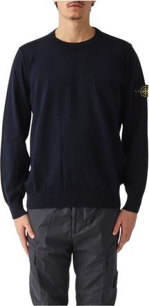 Stone Island Homme, Pulls, Bleu, Taille: XL Pull ras du cou