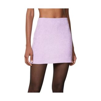 Patrizia Pepe Femme, Jupes, Violet, Taille: 38 FR Short Skirt