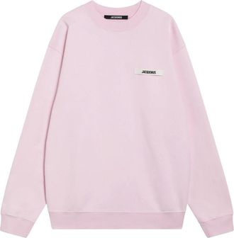 Jacquemus Homme, Sweatshirts et sweats &agrave; capuche, Rose, Taille: M Le SweaT-shirt Gros Grain