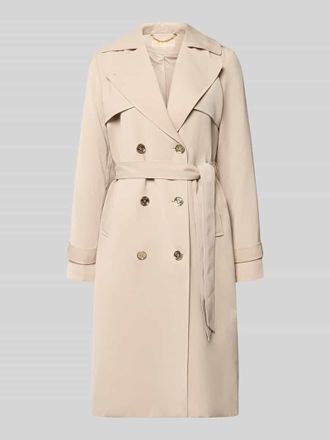 Michael Kors Zweireihiger Trenchcoat mit Bindeg&uuml;rtel