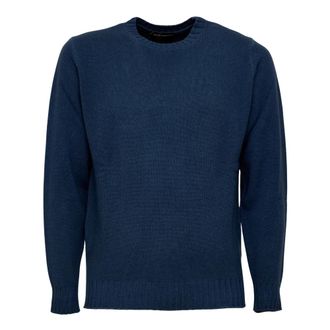FILIPPO DE LAURENTIIS Pullover mit Rundhalsausschnitt - - Knitwear - Herren - Blau - M
