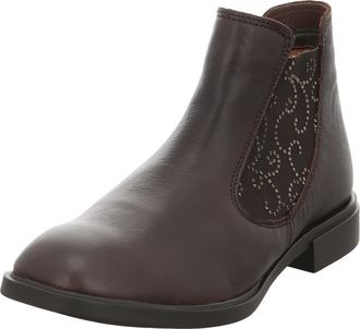 Think Think NINA Damen chromfrei gegerbte nachhaltige Chelsea Boot Stiefelette, Espresso 3000, 39.5 EU