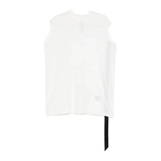 Rick Owens Homme, Tops, Blanc, Taille: L T-Shirt Tarp T Milk