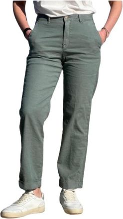 Islow Femme, Pantalons, Vert, Taille: W24 Miles Straight Pantalons