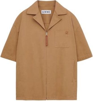 Loewe Chemise manches courtes en garbadine coton