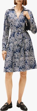 Tommy Hilfiger Robe portefeuille courte &agrave; manches longues