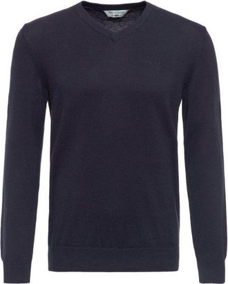 Way of Glory Strickpullover mit dezenter Logo-Stickerei auf der Brust