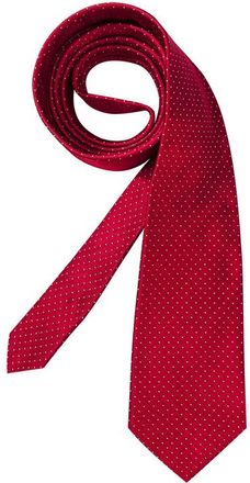 Ascot Herren Krawatte rot Gemustert,unifarben