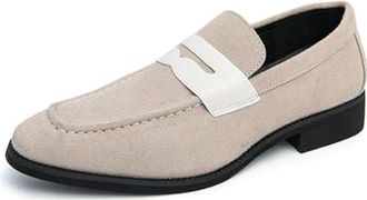 Minitoo Mocassins décontractés pour homme, Y87210 Beige, 44 EU