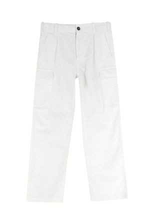Nili Lotan White Cargo Trousers Size 24/61