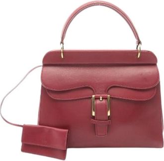 Gucci Pre-owned Sac &agrave; main en cuir 101676 - Femme - Pre-owned - Rouge - Taille: ONE Size