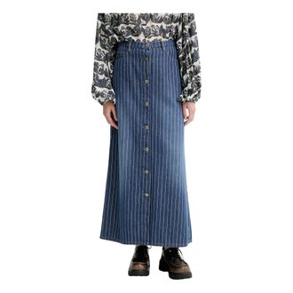 Munthe Livono Maxirock - - Skirts - Damen - Blau - XS
