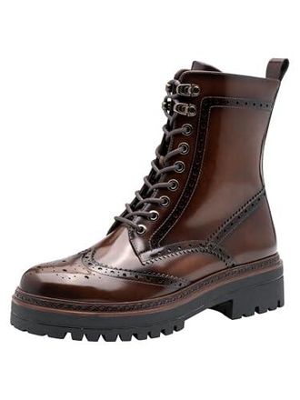 Tamaris Femme Damen Lace Boot Flat 1-25232-45 Bottine, Marron, 37 EU