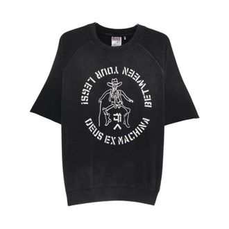 Deus Homme, Sweatshirts et sweats &agrave; capuche, Noir, Taille: M Deus T-shirts and Polos Black