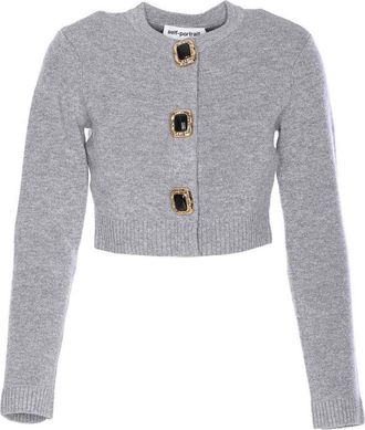 Self Portrait Cardigan - Grau