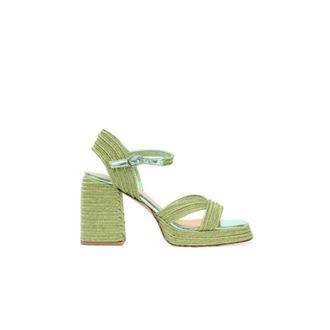 Castaner Metallic Braided Sandal Valle Model - - Shoes - Damen - Gr&uuml;n - 36 EU