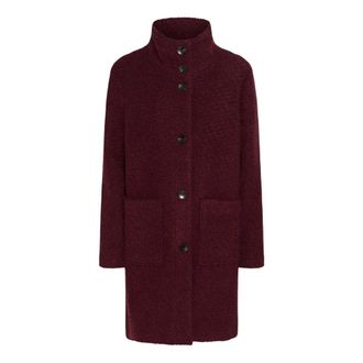 Saint Tropez FerddySZ Wool Coat - Femme - Manteaux - Rouge - Taille: 36 FR