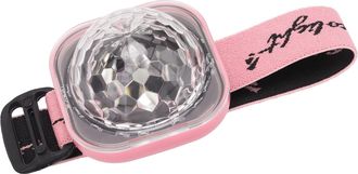 Generic SIXRUN Bunte Handgelenk-Umgebungslicht-Ball-B&uuml;hnenarmbandlampe f&uuml;r KTV-Tanzparty USB Wiederaufladbares RGB-Handgelenklicht f&uuml;r Autospielr&auml;ume (Rosa Mu