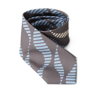 Giorgio Armani Homme, Accessoires, Gris, Taille: ONE Size Cravate Grise en Soie Style &Eacute;l&eacute;gant