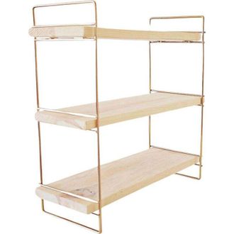 Hanah Home Hanah Home - Etag&egrave;re en bois et m&eacute;tal Rafi