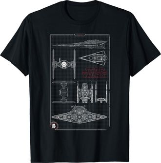 Star Wars Imperial Schematics White T-Shirt