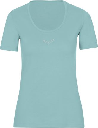 Trigema T-Shirt mit Kristallsteinen