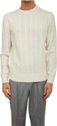 HUGO BOSS Homme, Pulls, Blanc, Taille: 2XL Pull ras du cou en maille torsad&eacute;e Regular Fit H-Hetico