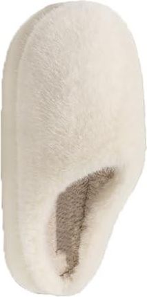 Generic Pantoufles pour Femmes &Agrave; Plateforme Pelucheuse, Pantoufles &Agrave; Enfiler, Chaussures dhiver Confortables Et Chaudes en Peluche pour Lint&eacute;rieur Et Lext&eacute;rie