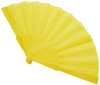 eBuy GB Handheld Pretty Fan, gelb, 40 cm