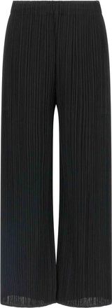 Pleats Please Issey Miyake Pantalons D&eacute;contract&eacute;s - Noir