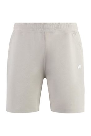 K-Way Mens Beige Keny Cotton Bermuda Shorts