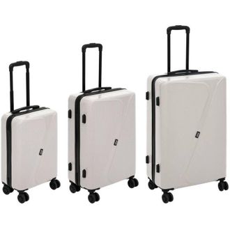 5five Simply Smart 5five Simply Smart - 3er-set abs-koffer 8 r&auml;der ton - 5five