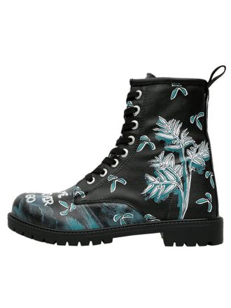 Dogo Schn&uuml;rstiefel DOGO Boots - Koala Hug BLACK