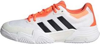 adidas Adidas Homme Solematch Control 2 Tennis Shoes, FTWR White/Core Black/Lucid Orange, 41 1/3 EU
