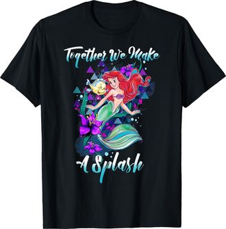 Disney Little Mermaid Make A Splash Graphic T-Shirt T-Shirt