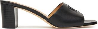 Lauren Ralph Lauren Pantoletten Everley Block-Heel 802974364001 Schwarz