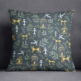 Questo Casa Dekorativ Kissenhülle, Kissenbezug, Zierkissenbezug, Wohnkultur, Für Sofa, Kaffeestube, Größe: 45X45 cm - Entworfen und hergestellt in der Türkiye