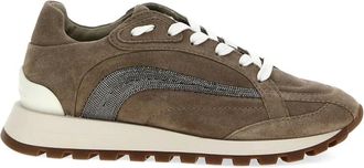 Brunello Cucinelli Femme, Chaussures, Brun, Taille: 37 EU Baskets &Eacute;l&eacute;gantes pour Homme