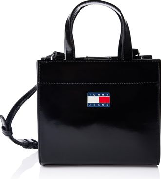 Tommy Jeans Damen Tjw Must Mini Tote Aw0aw17870 Tragetasche, Black (Black)
