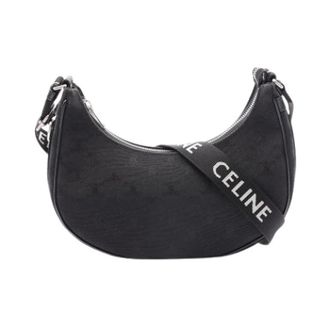 Celine Pre-owned Canvas Schultertasche - - Pre-owned - Damen - Schwarzk - ONE SIZE