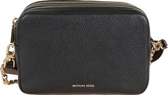 Michael Kors Femme, Sacs, Noir, Taille: ONE Size Sac en cuir martelé noir avec des accents métalliques dorés