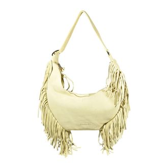 Orciani Femme, Sacs, Vert, Taille: ONE Size Isola Suede Shoulder Bag